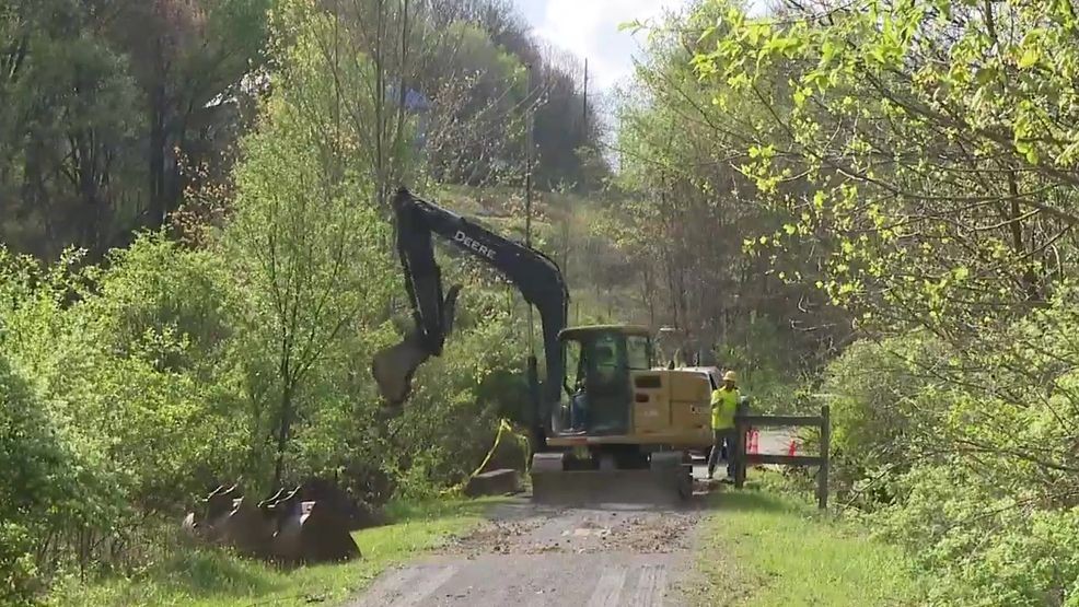 Repairs begin after sinkholes close section of Ghost Town Trail