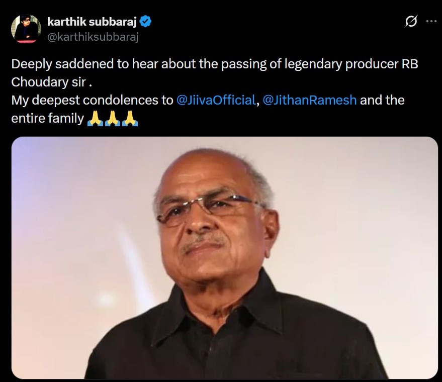 Kamal Haasan, Nani lead tributes after producer RB Choudary dies in car ...