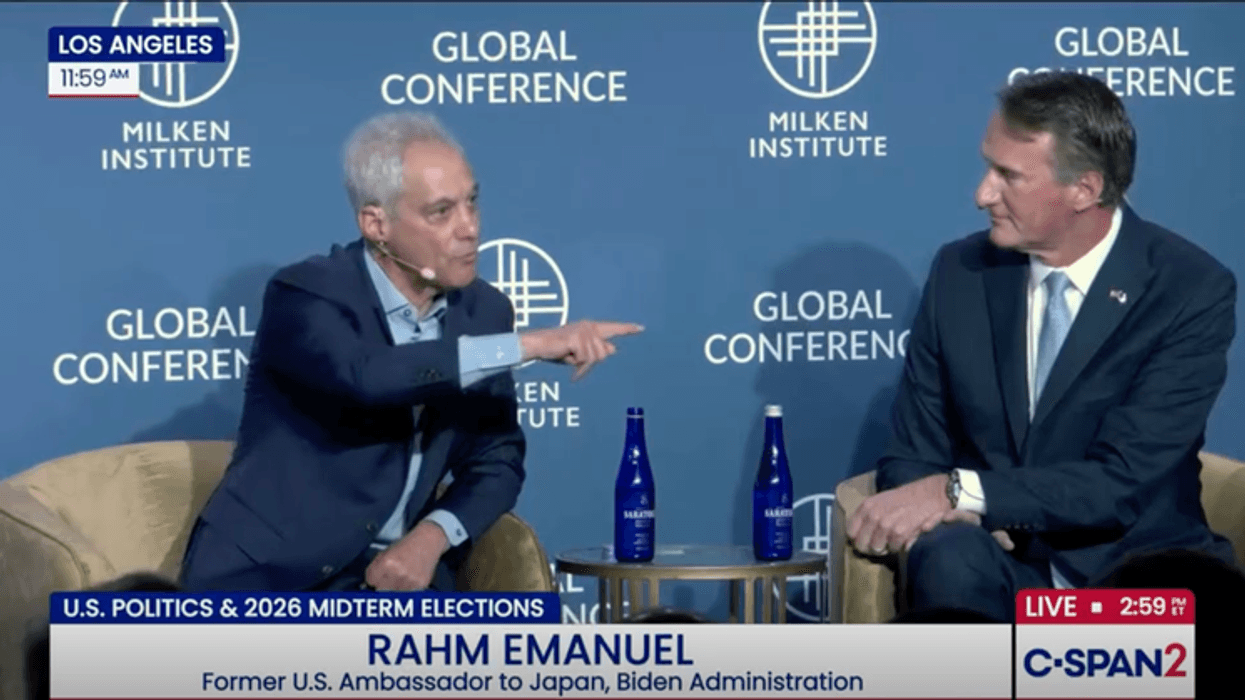 Rahm Emanuel loses it on ex-GOP gov as panel gets heated