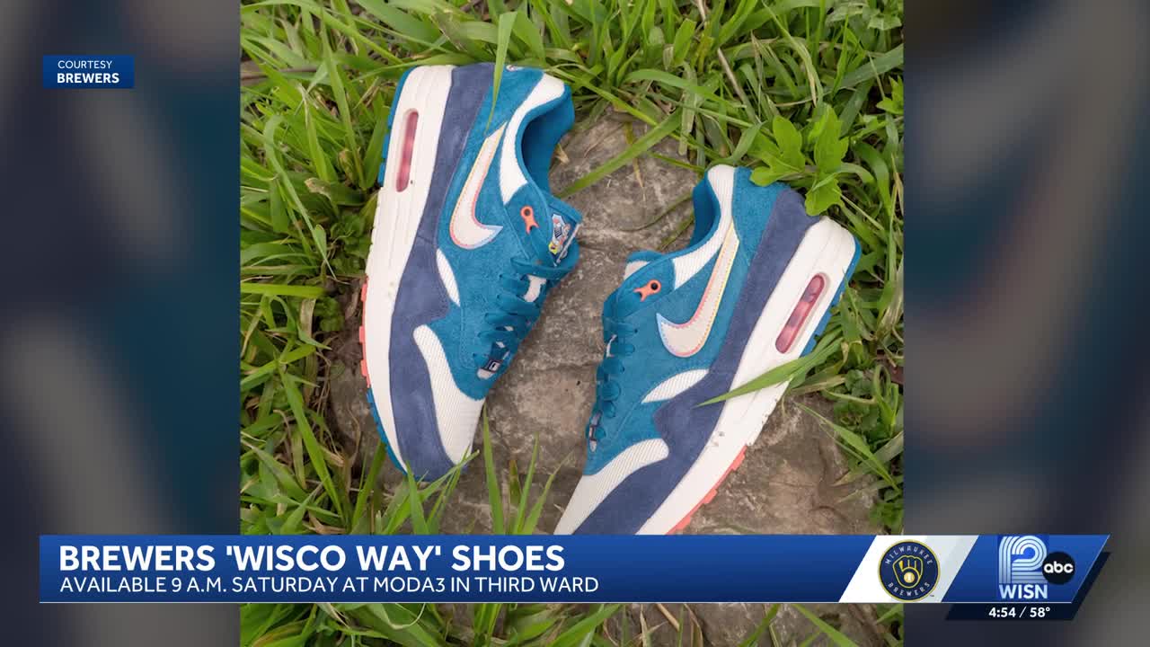 Brewers' Nike City Connect shoes unveiled, available this weekend
