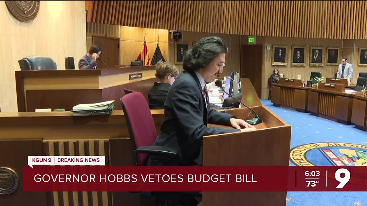 Governor Hobbs vetoes Republican budget
