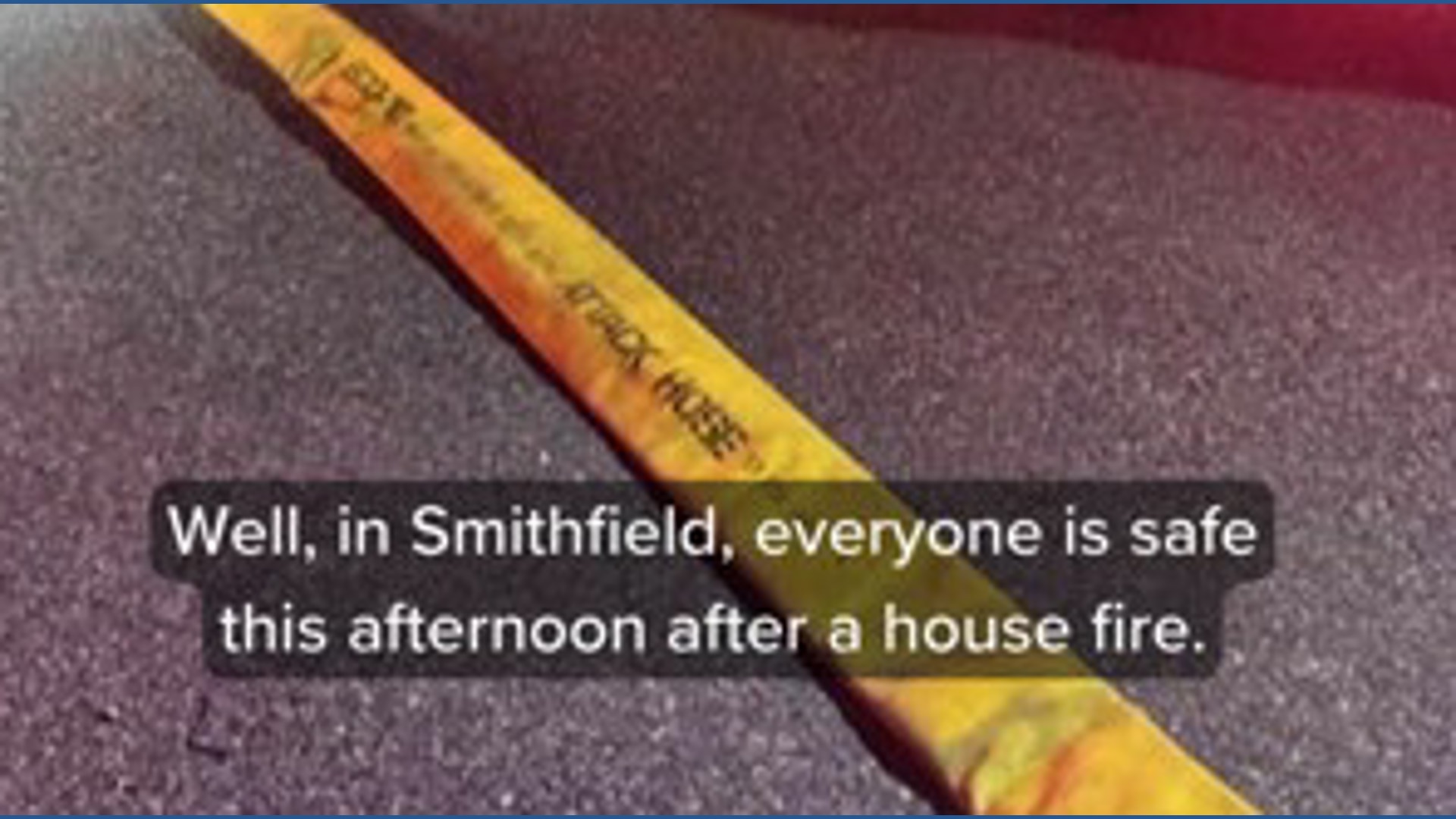 Smithfield home heavily damaged by fire