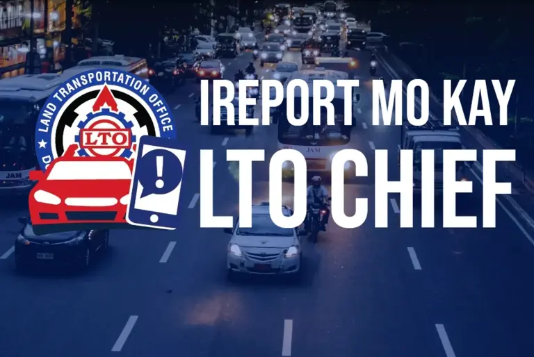 LTO rolls out 'I-report Mo Kay Chief' portal to report violations and ...