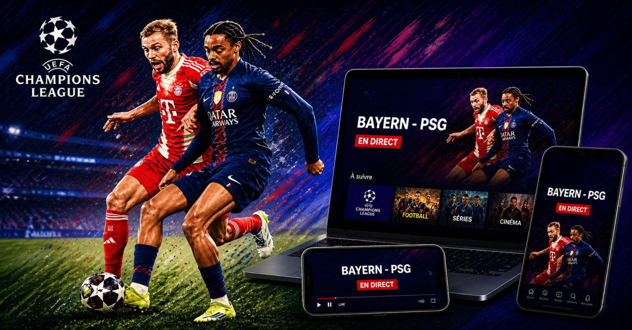 Bayern – PSG en streaming : comment voir le match retour légalement