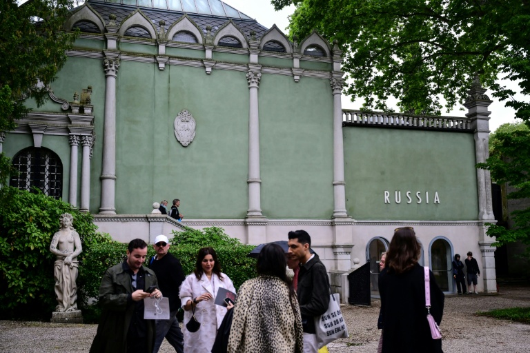 Venice Biennale opens in turmoil over Russian presence