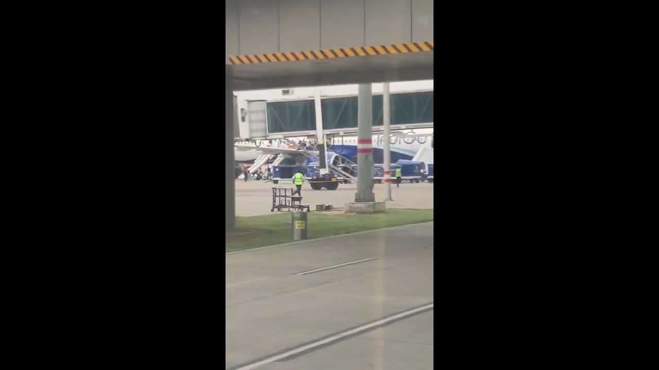 IndiGo flight evacuated after power bank catches fire in India