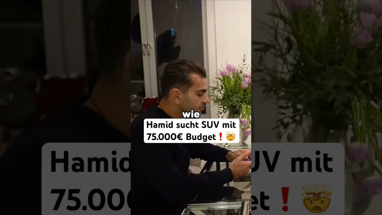 Hamid sucht SUV mit 75.000€ Budget