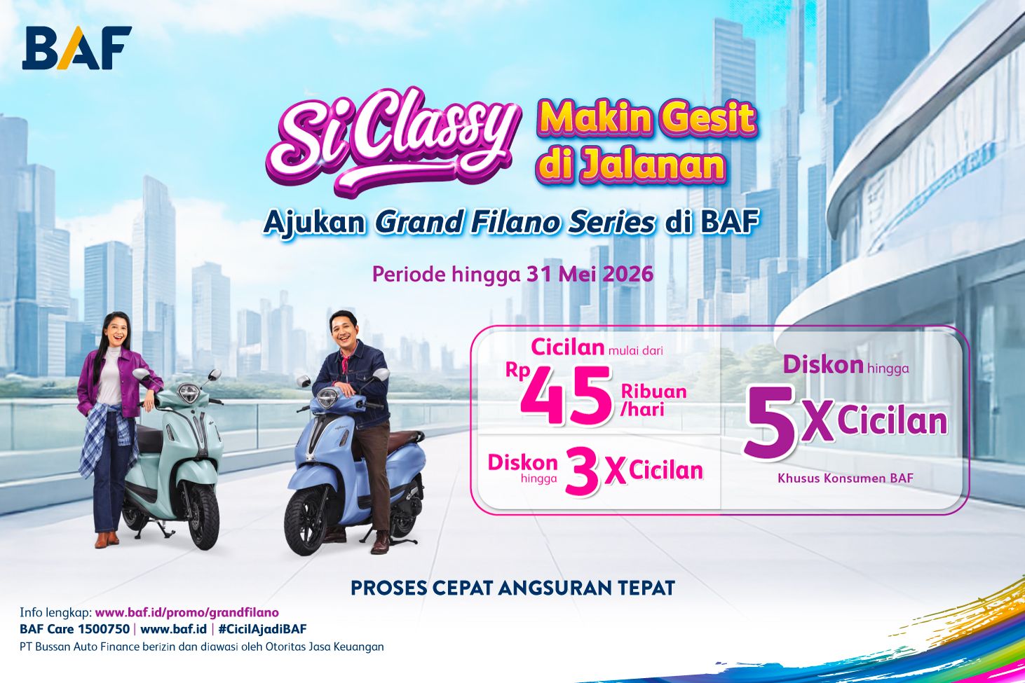 Si classy makin gesit di jalanan, ajukan Grand Filano series di BAF
