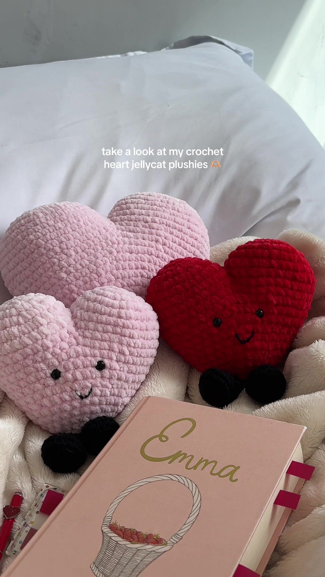 Crochet your own DIY Jellycat heart plushie