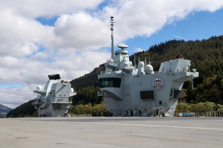 Powerful HMS Prince of Wales 'stands ready' to deal with intensive ...