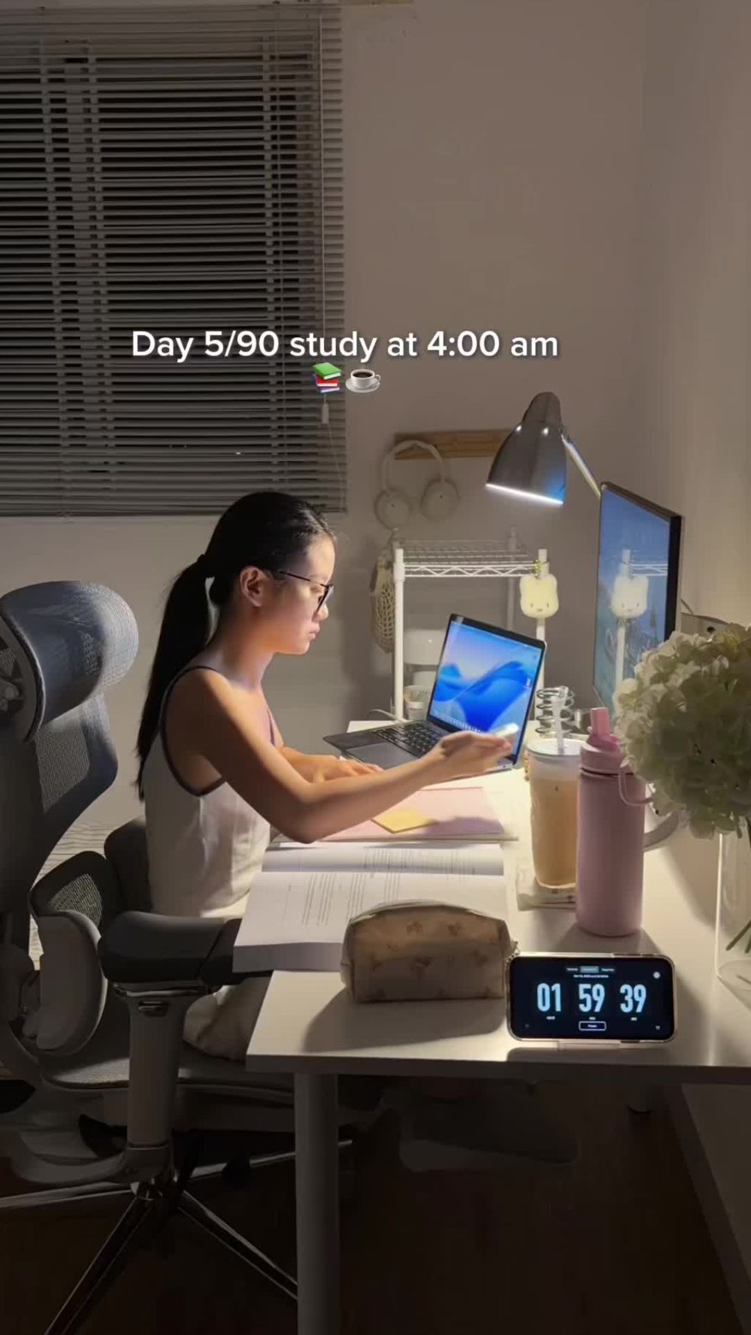 Early morning study routine: Day 5/90 challenge