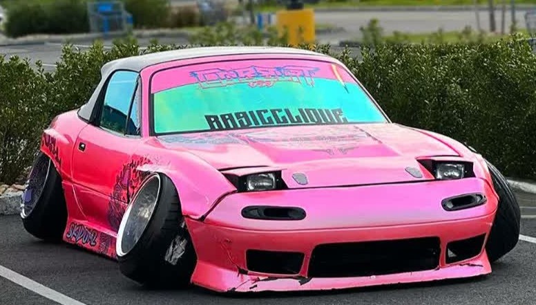 What have you done to my car? – Miata’s father watches viral mods
