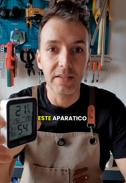 Moho en casa: higrómetro digital y nivel de riesgo