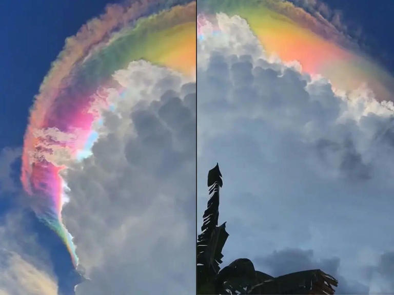 Rainbow cloud spotted in Indonesia stuns the Internet: What is it and ...