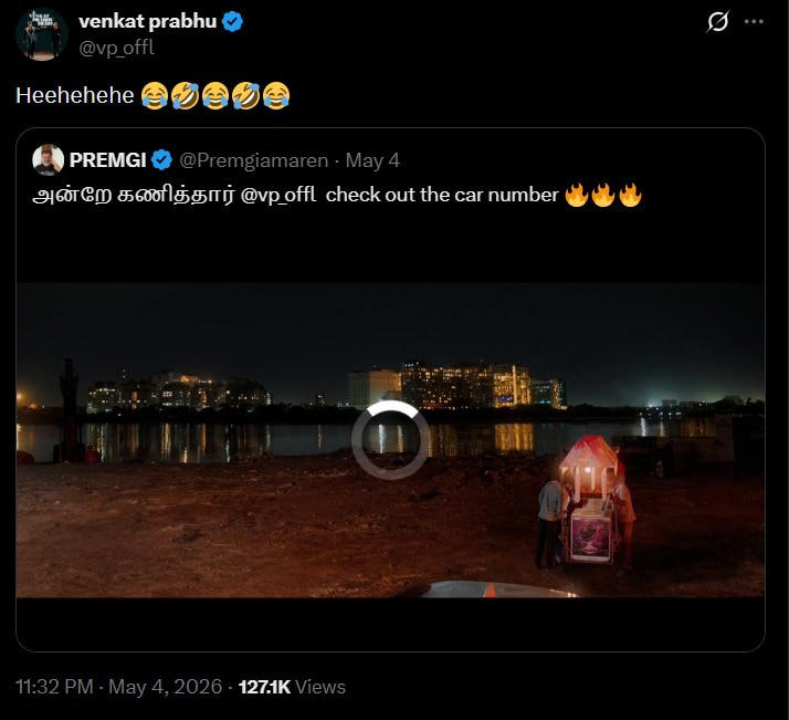 Goat director Venkat Prabhu, actor Premgi react to viral Vijay 'CM 2026 ...