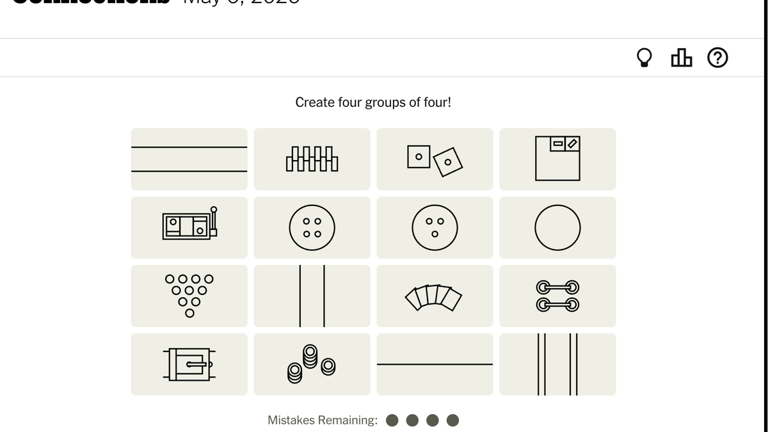 NYT 'Connections' hints, clues and answers Wednesday, May 6, 2026