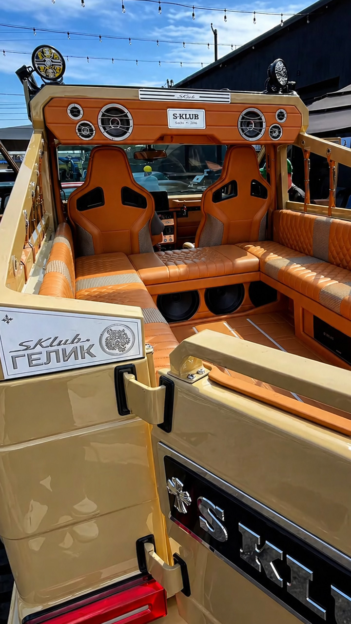 Custom G-Wagon gets $100K speaker system upgrade!