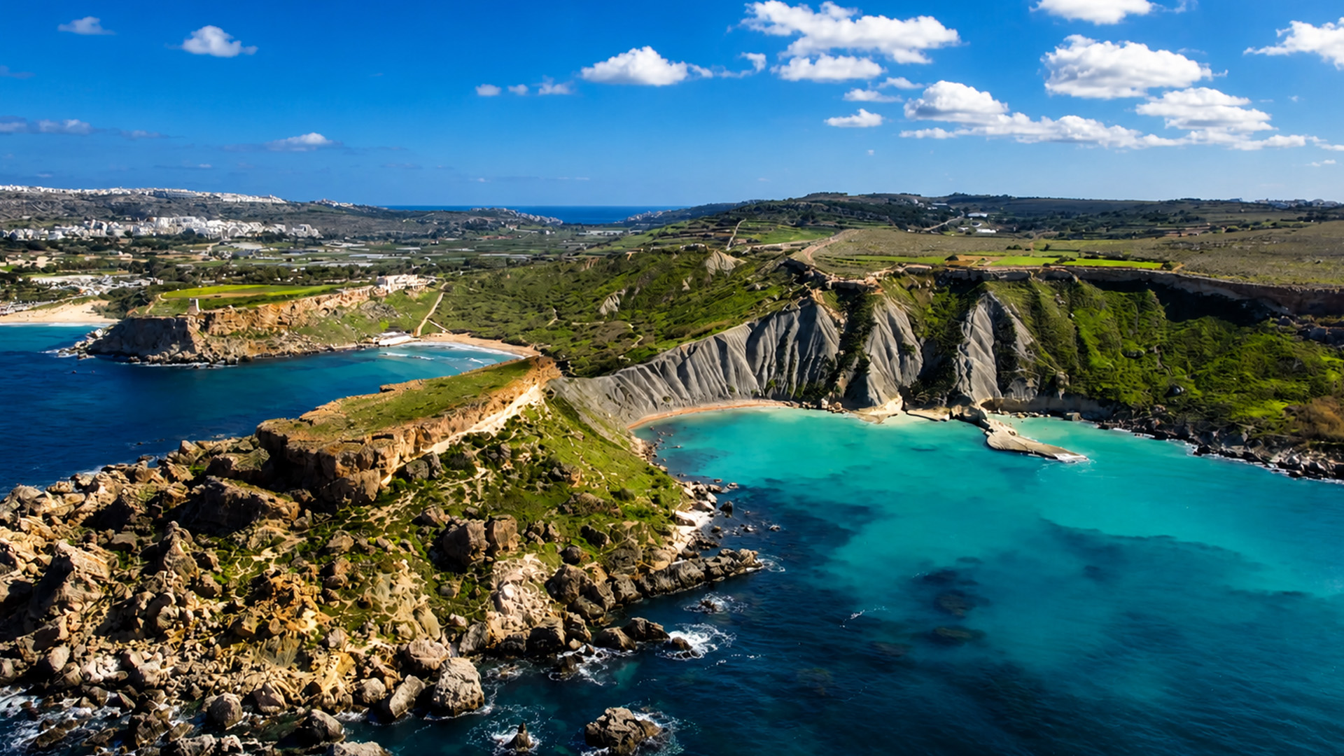 How did the sea shape these cliffs?