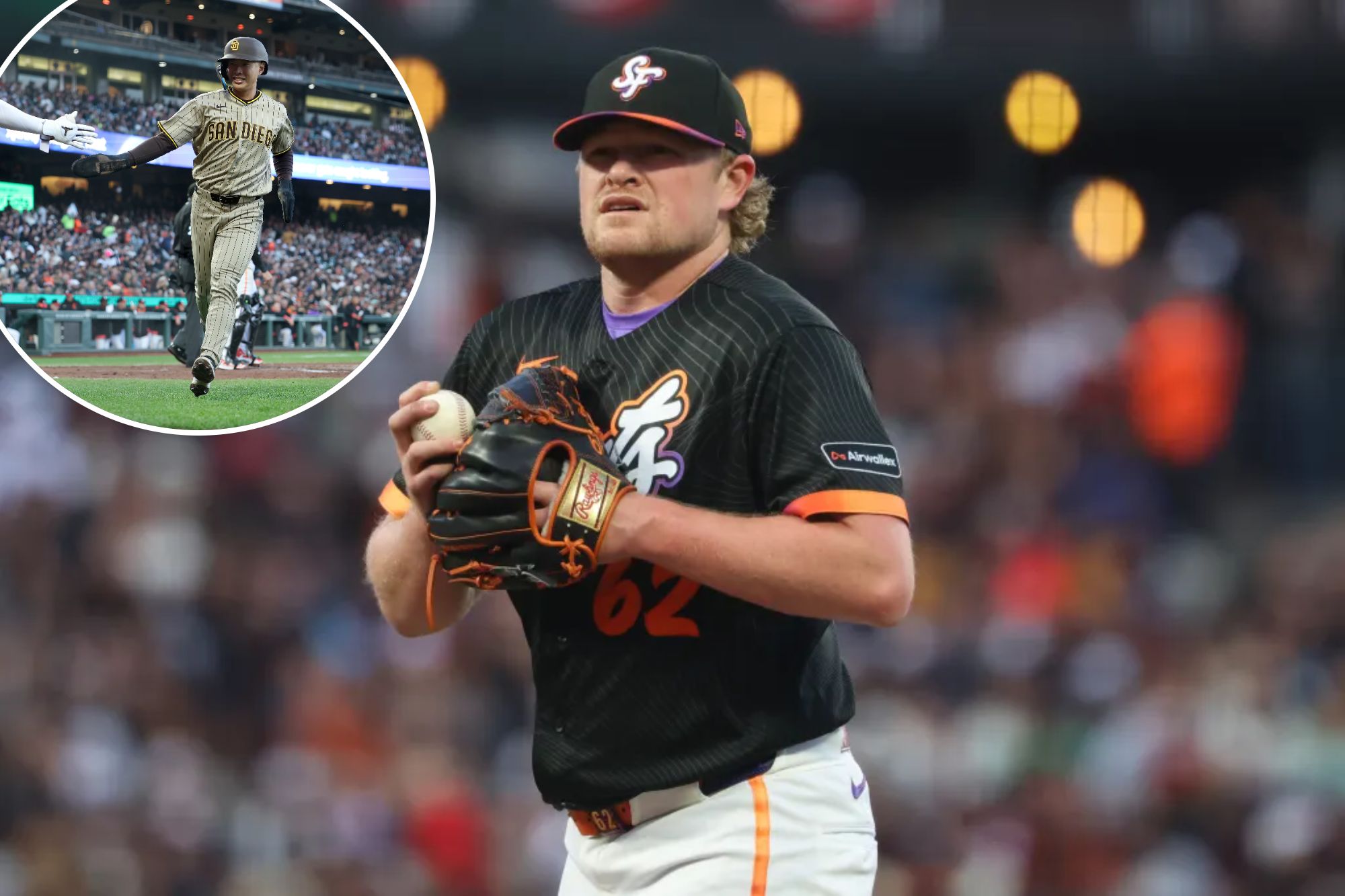 Giants’ multi-homer game goes to waste as Padres light up Logan Webb