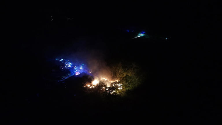 East Sussex village residents report hearing 'explosions': fire crews ...