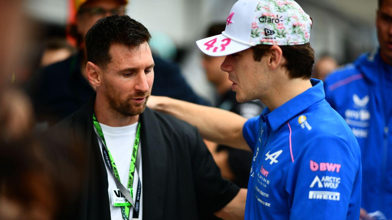 Lionel Messi hails 'amazing' Franco Colapinto, 'dream come true' for F1 ...