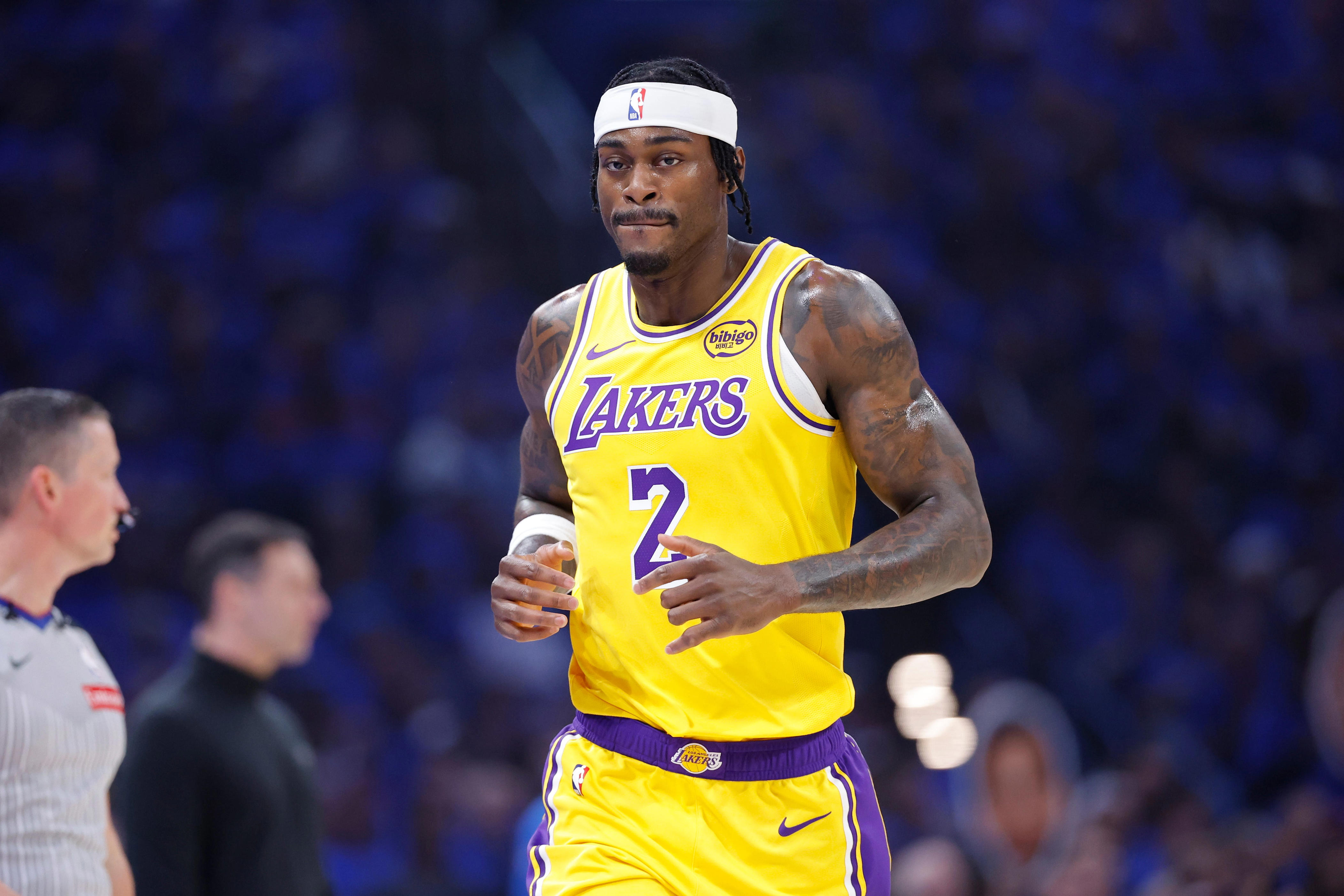 Jarred Vanderbilt suffers hand injury in Thunder's Game 1 win over Lakers