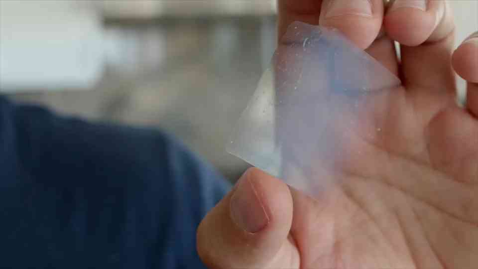 Why NASA trusts this fragile blue solid on Mars