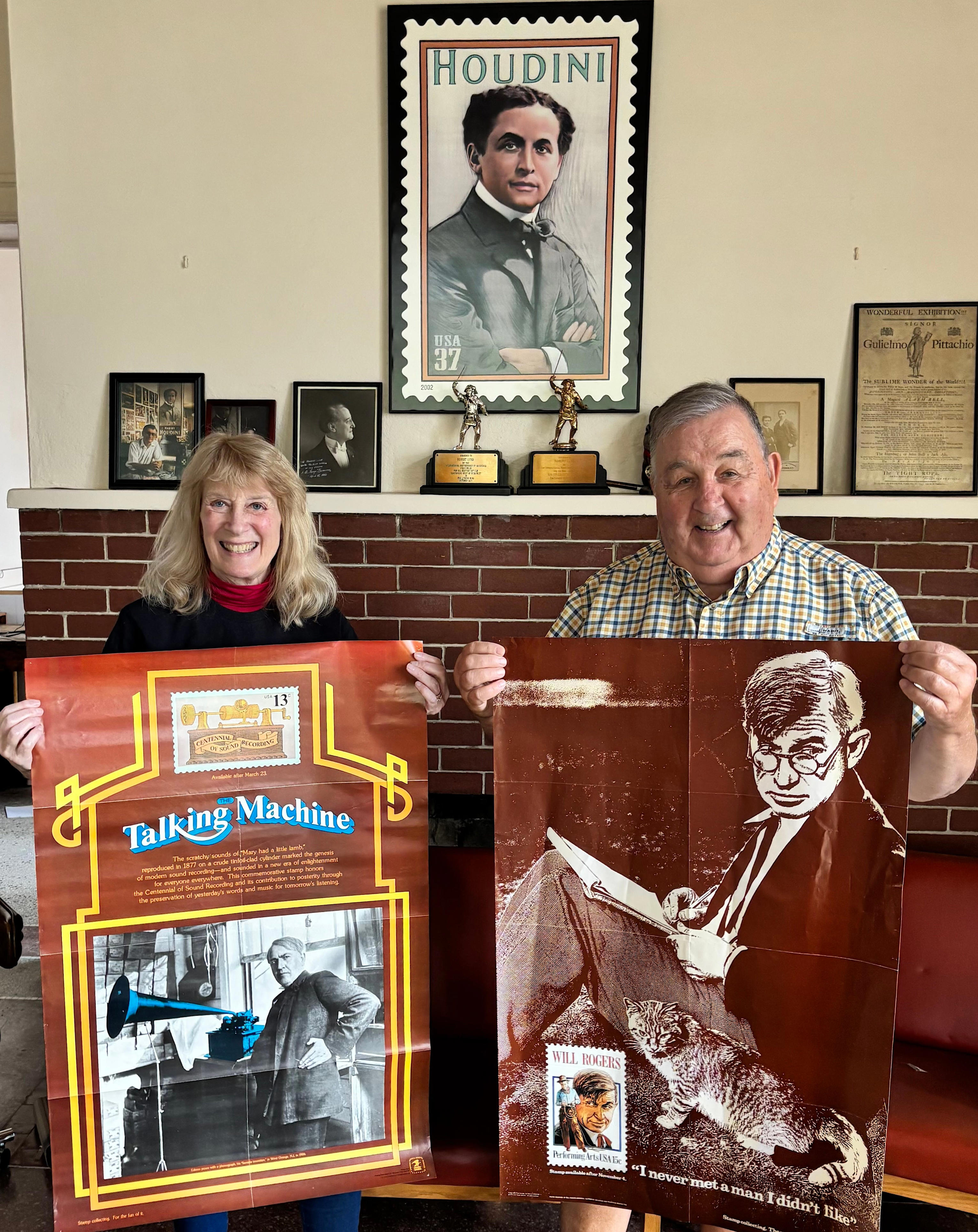 Magic museum donates stamp posters to Marshall postal museum