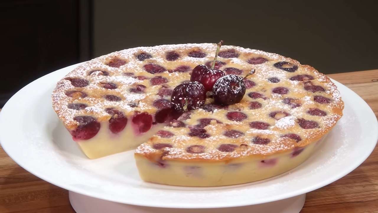 Stop making cherry pie the same way… this French custard dessert is better