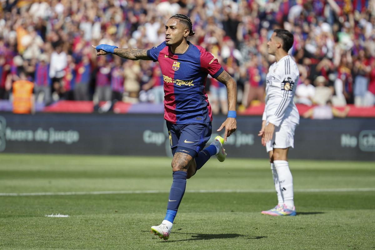 Raphinha, el terror del Real Madrid