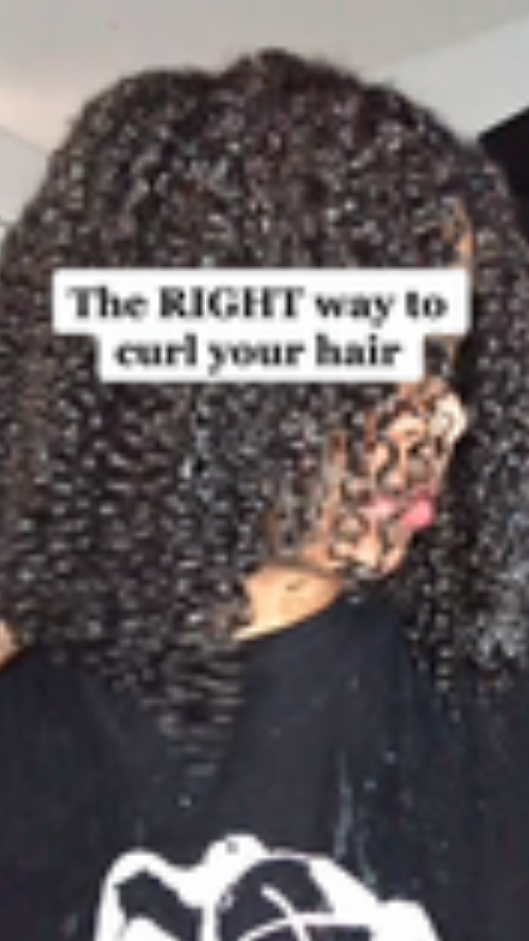 My curly hair method that actually works