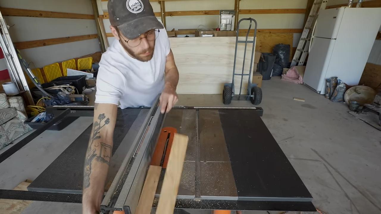 I turned cheap sound panels into a kitchen island… my wife was shocked