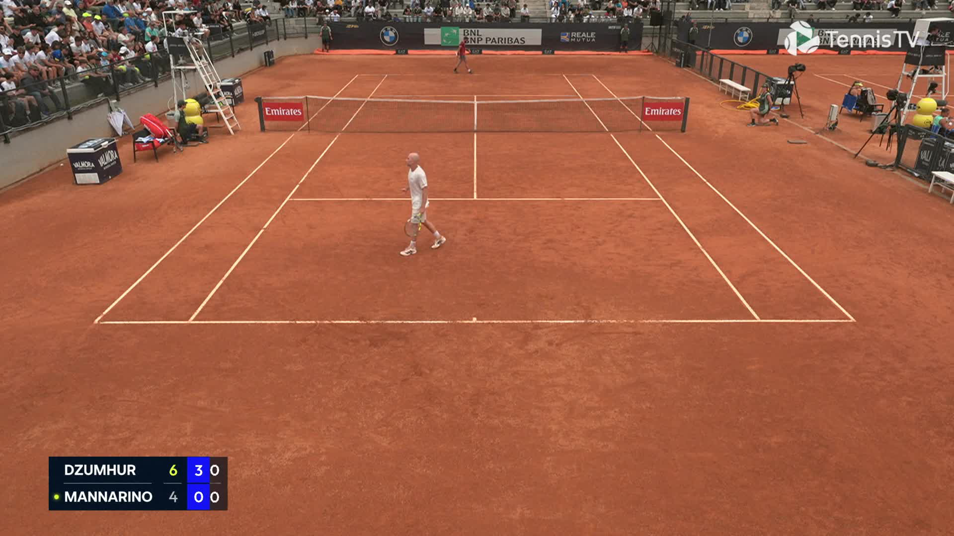 Stunning play by Damir Dzumhur in Rome