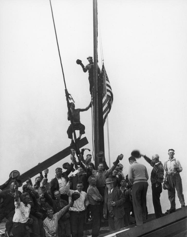 This photo of workers at lunch on a girder is world famous but now the ...