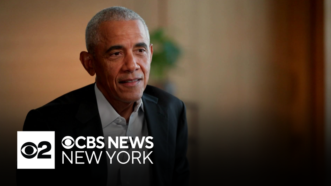 Former president Barack Obama appears on The Late Show with Stephen Colbert