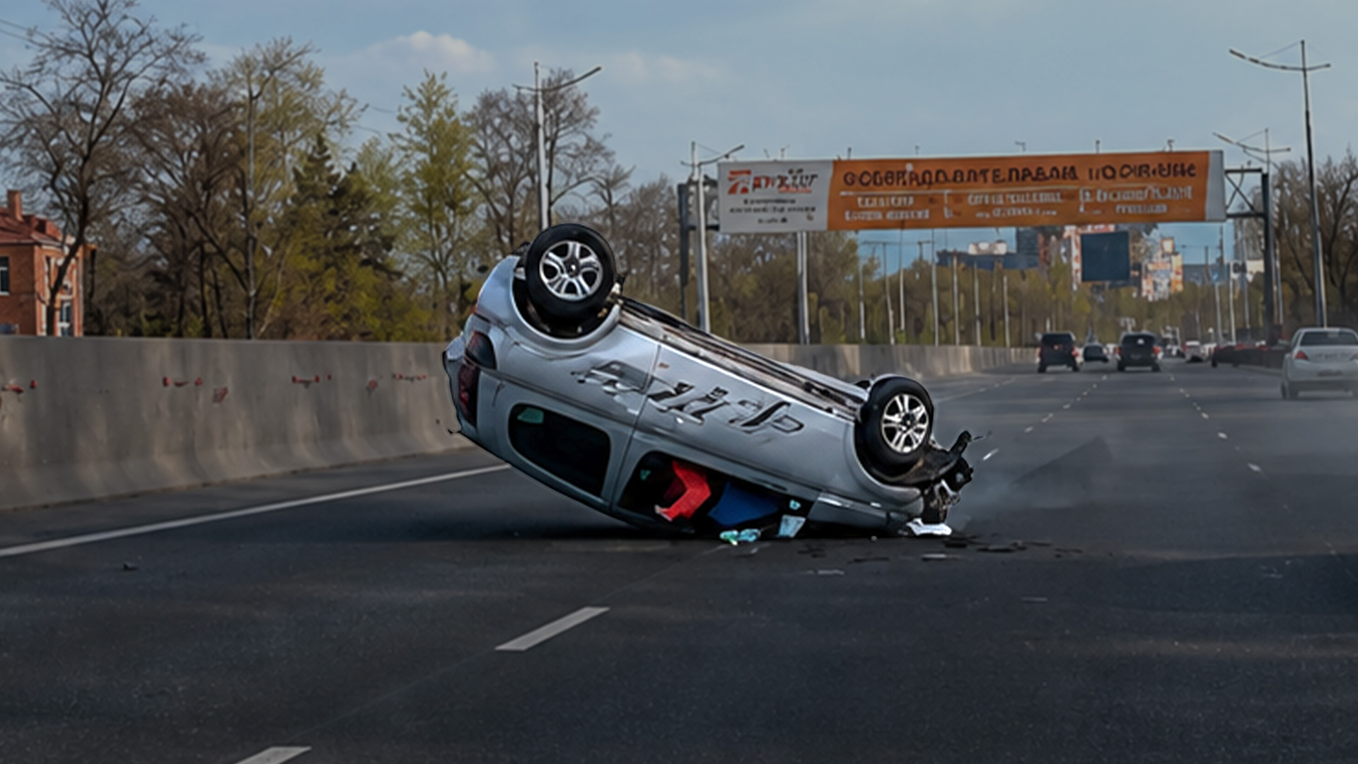 Crash caught on camera