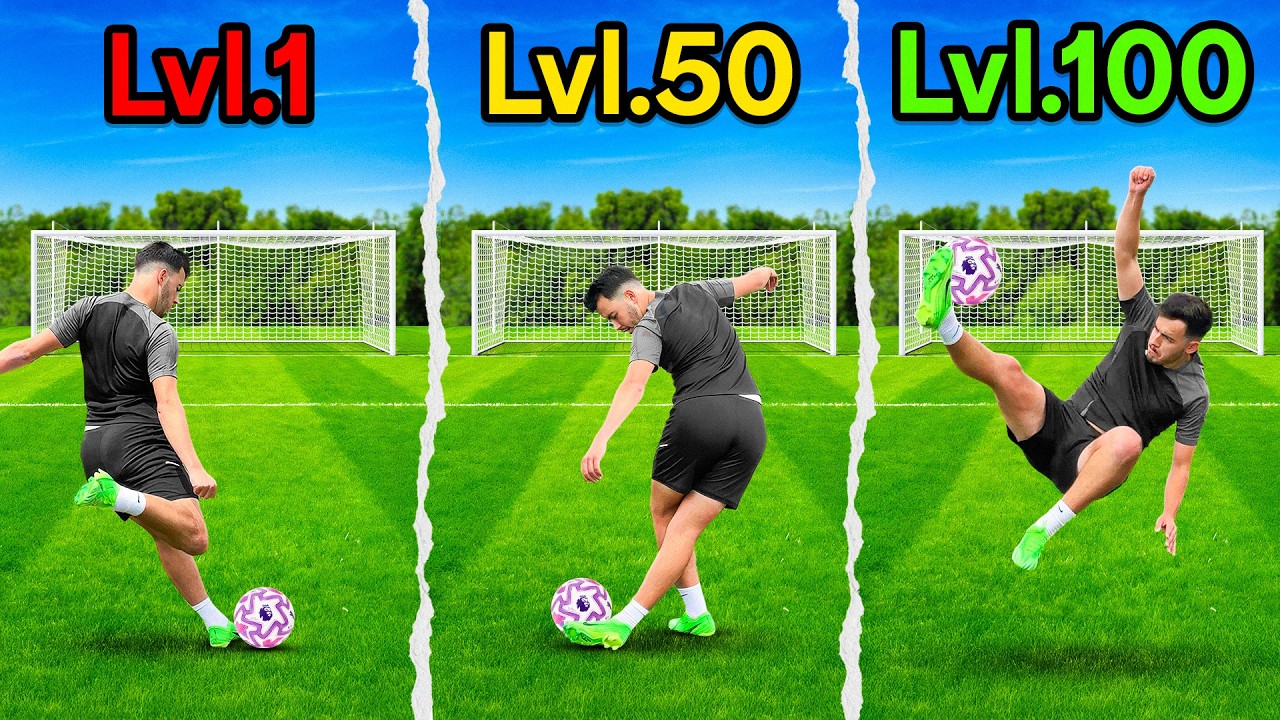 I scored an amazing goal with every technique