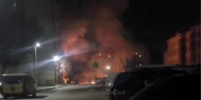 Drone strike targets Russian FSB building in occupied Crimea