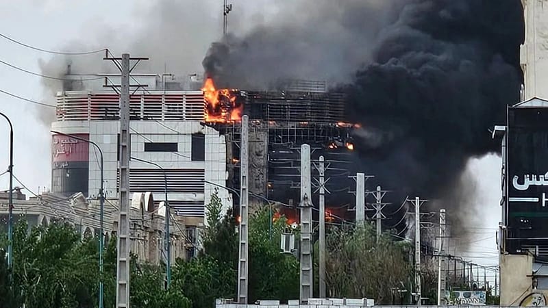Fire at commercial complex near Tehran kills 11 and injures dozens