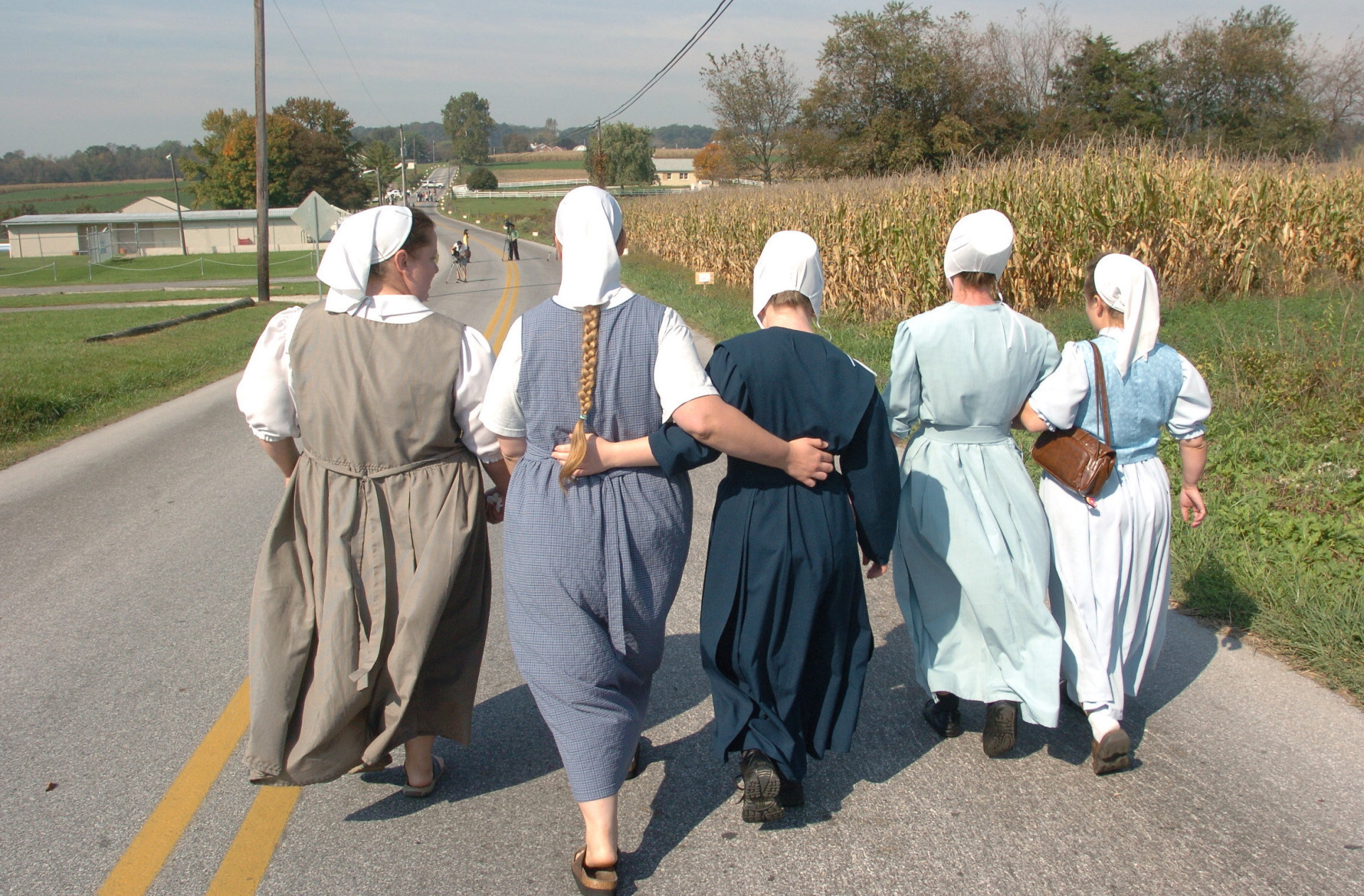 Which US states have the most Amish people?