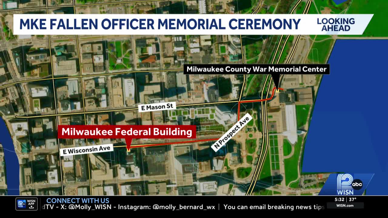 Milwaukee honors fallen officers ahead of National Police Week