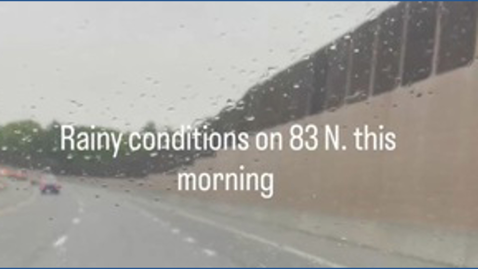 Rainy conditions in southern York County