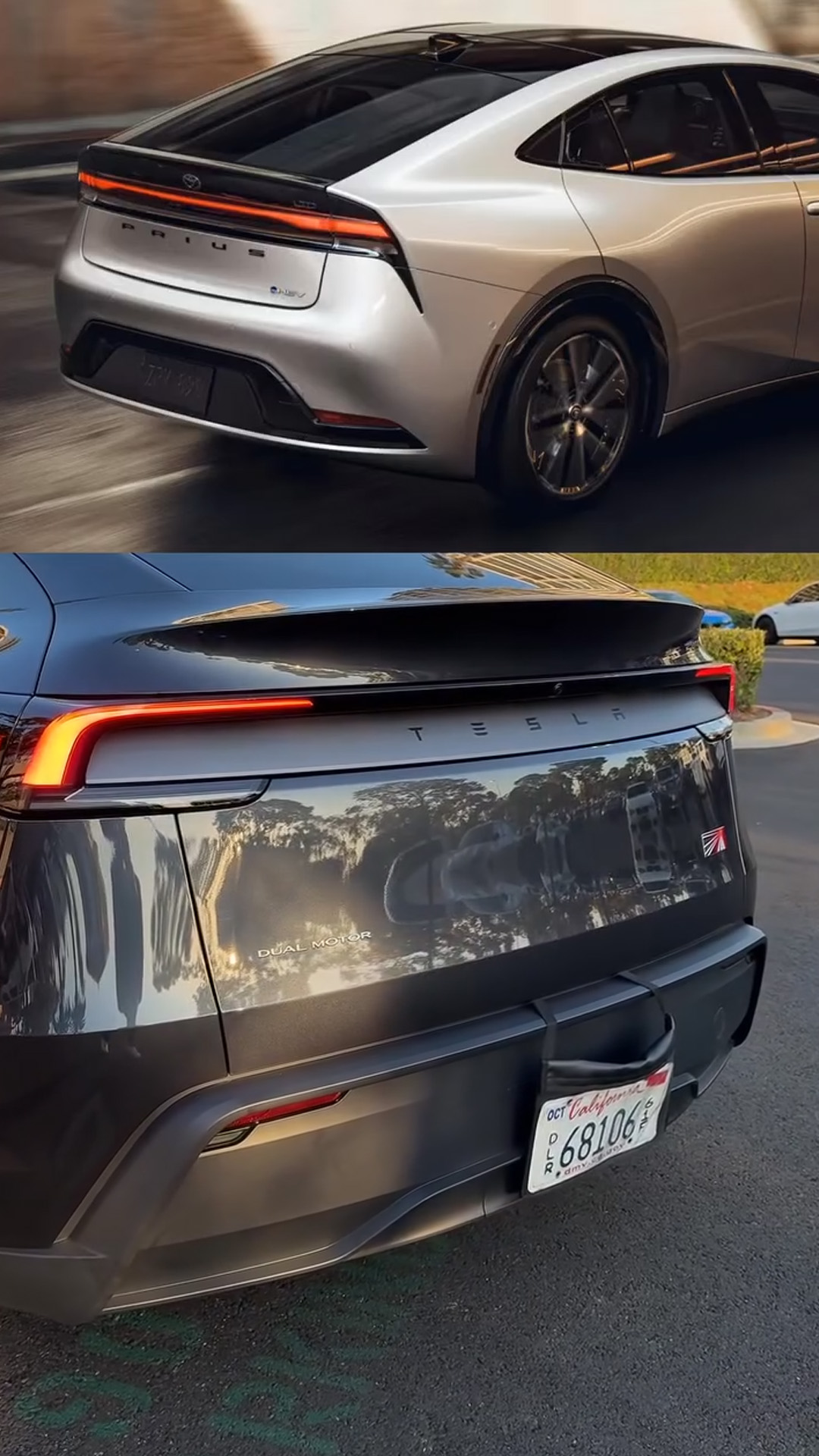 Does the Tesla Model Y rear look like a Prius?
