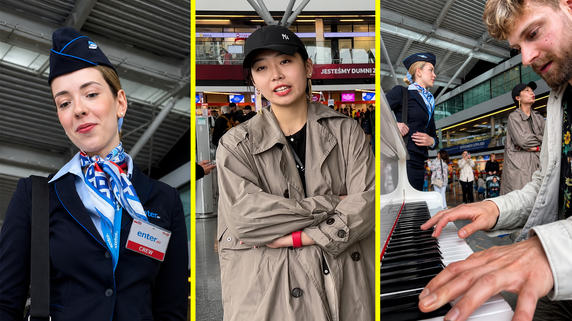 Can an airport turn into a classical performance?
