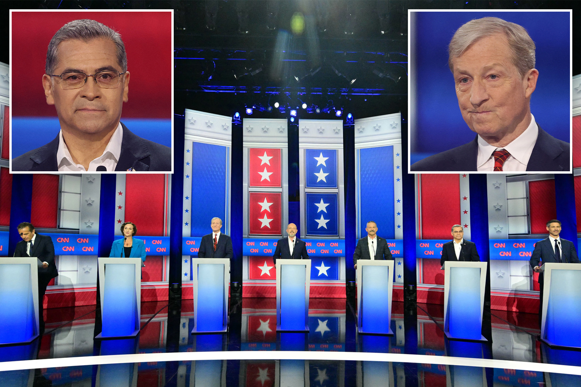 Becerra, Steyer on hot seat in CNN CA governor debate — candidates ranked
