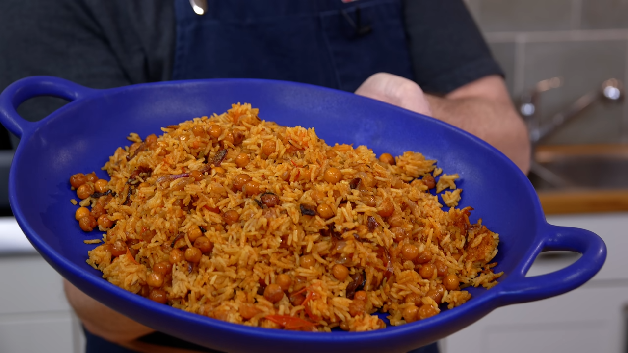 This chickpea and curry rice recipe was an accident