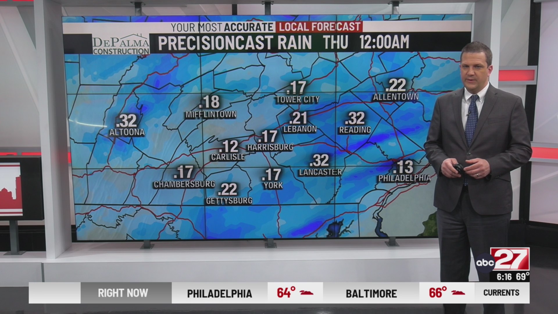 Brett's Wednesday morning daybreak forecast