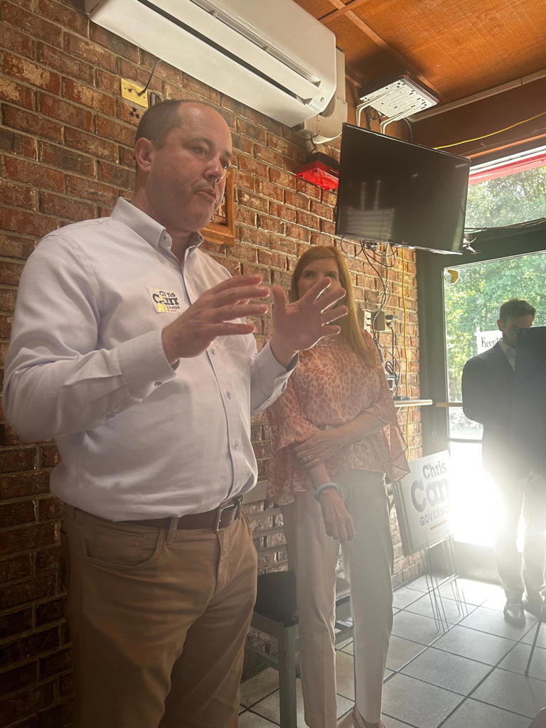 Candidate for governor makes stops in Savannah area ahead of primary