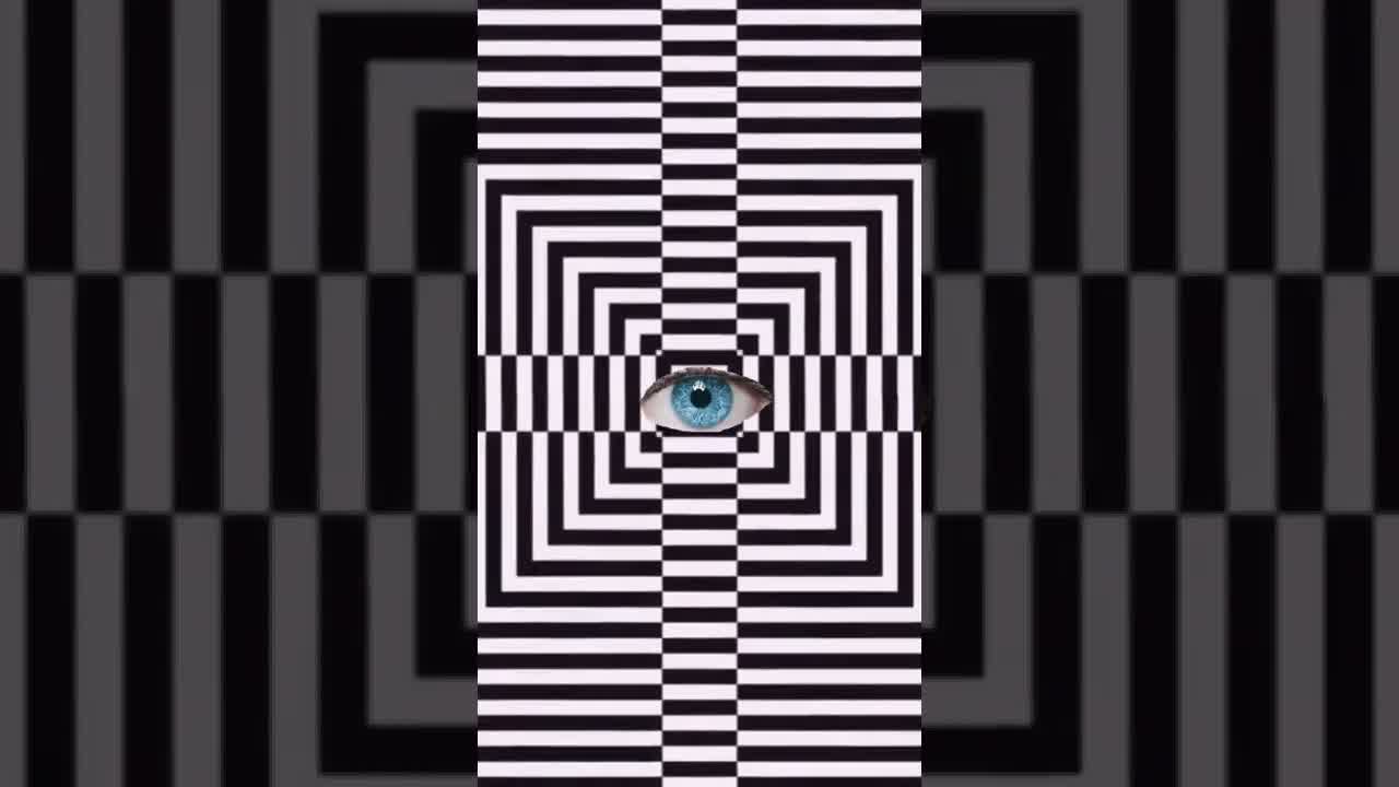 Staring at one blue eye can trigger strange things