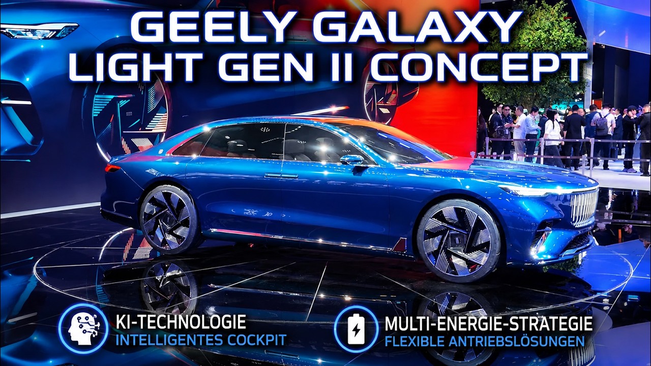 Geely Galaxy Light Gen II Concept zeigt EV-Zukunft zur Auto China 2026